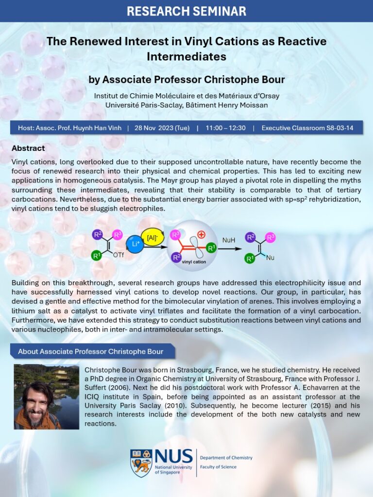 The Renewed Interest in Vinyl Cations as Reactive Intermediates by ...