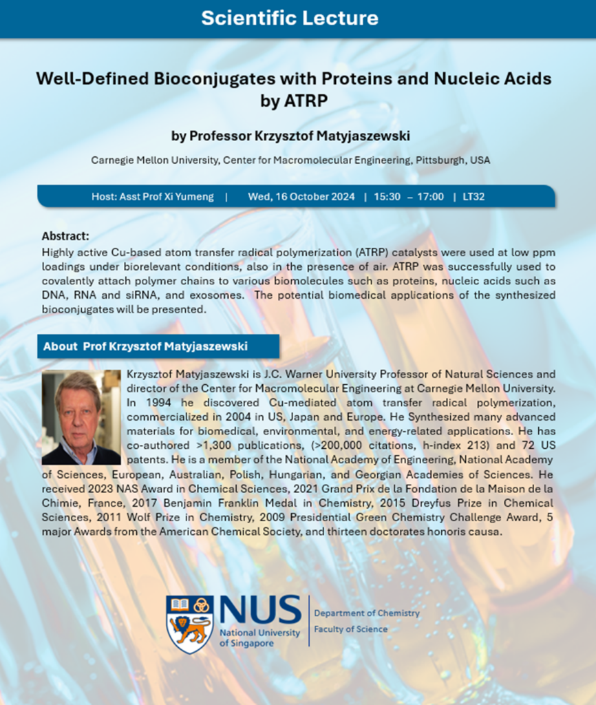 Well-Defined Bioconjugates with Proteins and Nucleic Acids by ATRP by ...